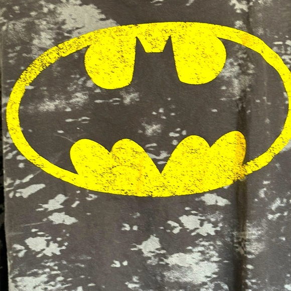 DC Comics | Tops | Batman Logo Gray Tie Dye Xl Tank Top | Poshmark